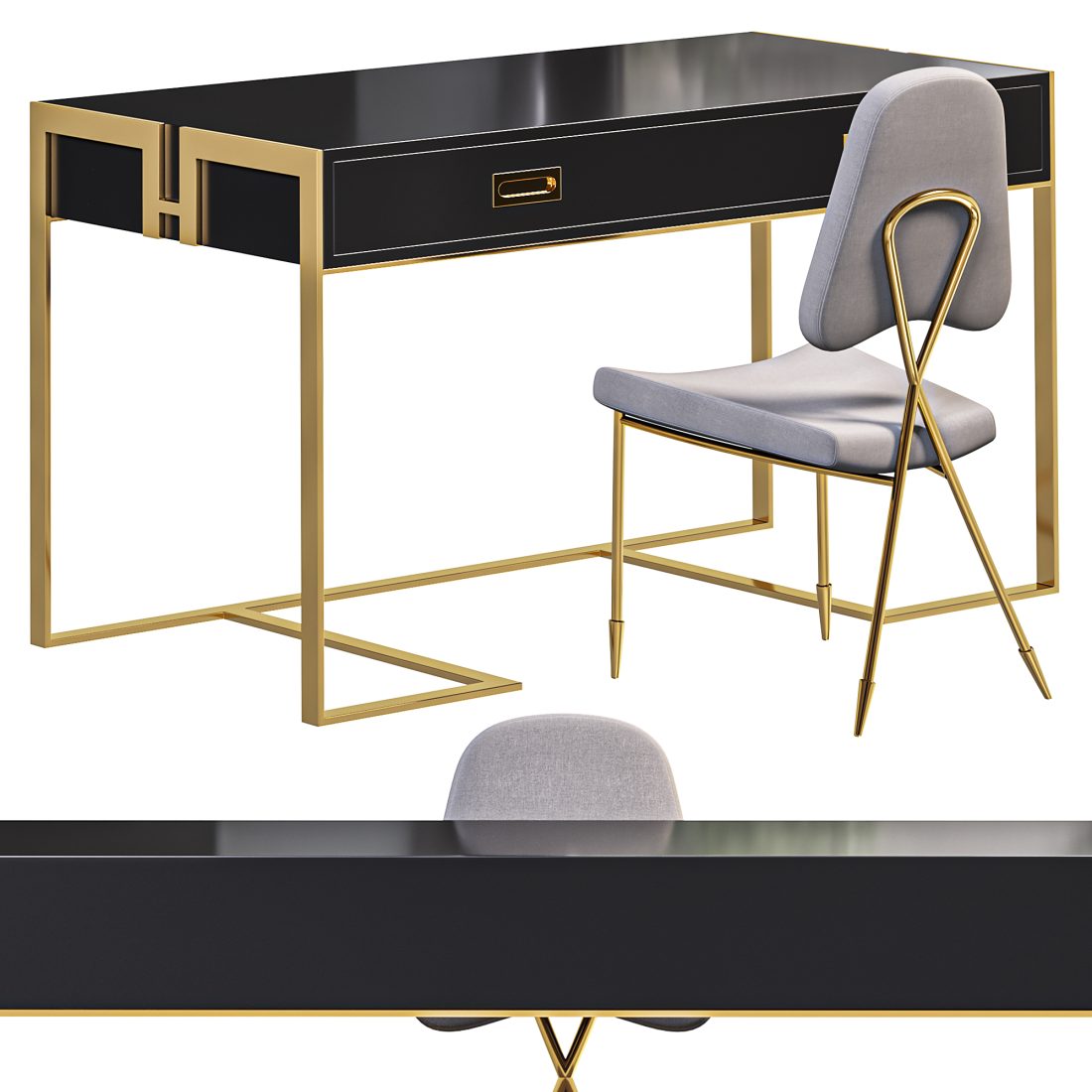 Designer Console By Lalume 3D Model for Corona | CGMood