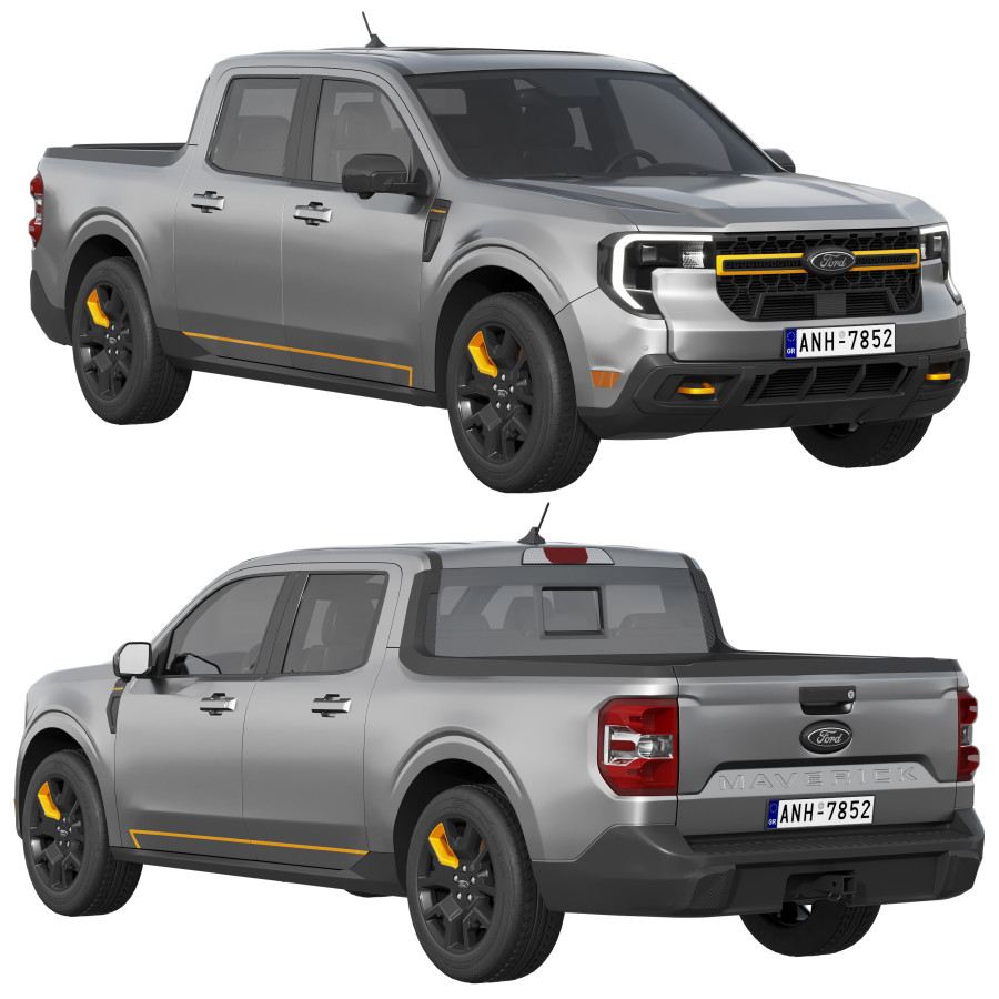 Ford Maverick Tremor 2025 - 3D Model for Corona