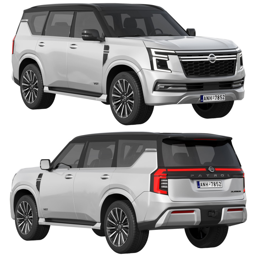 Nissan Patrol 2025 3D Model for Corona | CGMood