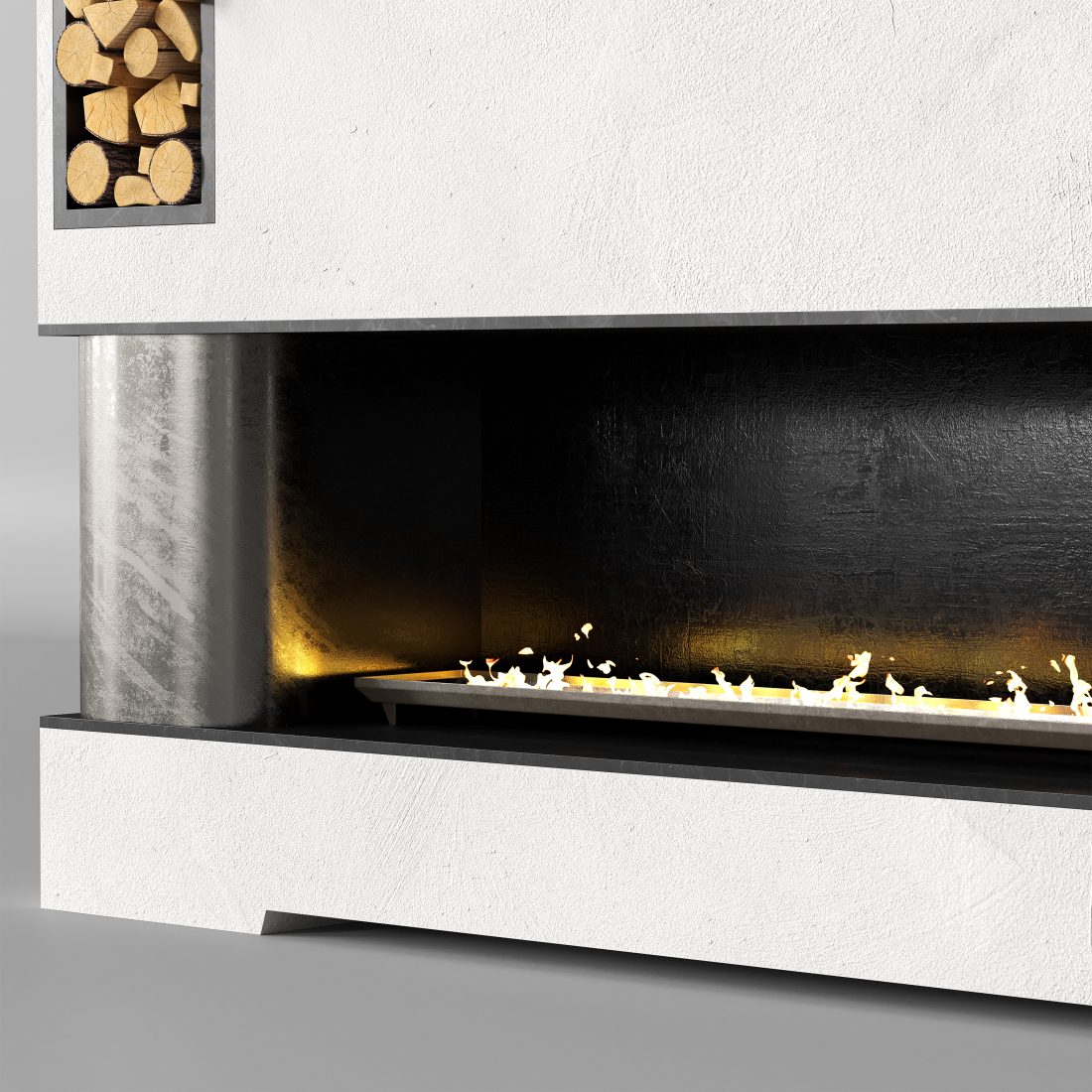Fireplace 5 3D Model for VRay, Corona | CGMood