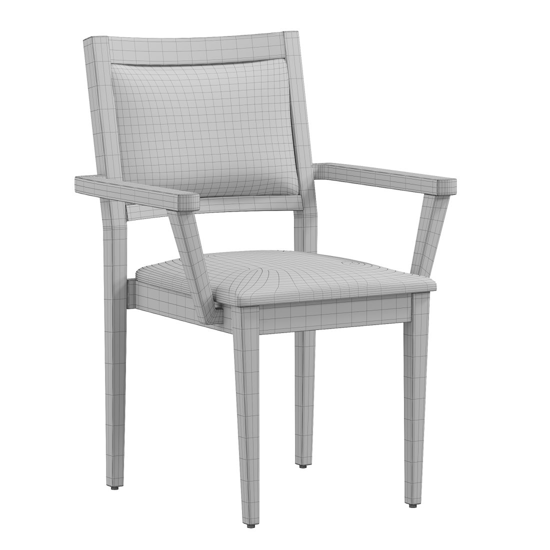 Staff Bridge Chair By Collinet-sieges - 3D Model for Corona