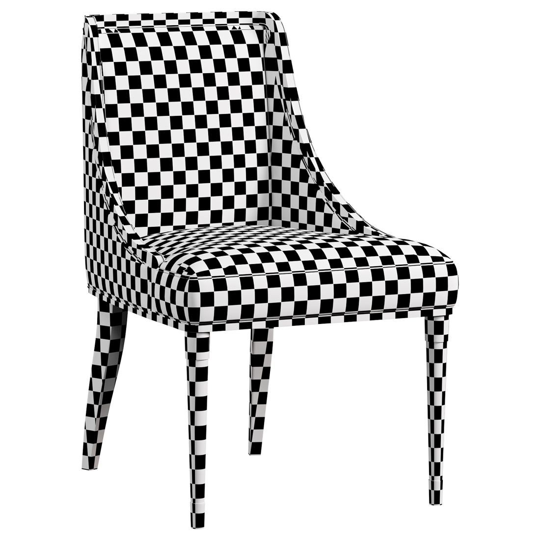 Signature Dining Side Chair By Bakerfurniture - 3D Model for Corona
