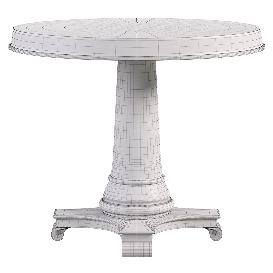 Ansel Table By Bakerfurniture - 3D Model for Corona