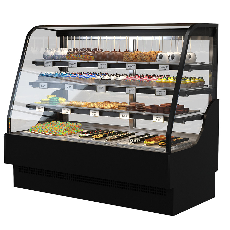 Candy-themed Display Case With Cupcakes And Treats 3D Model for VRay ...