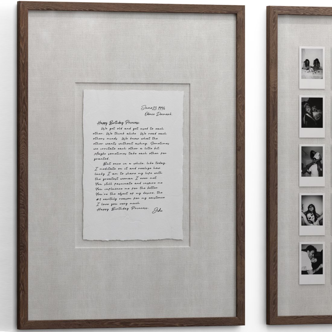 Polaroid Photo Frames 3D Model for VRay, Corona | CGMood