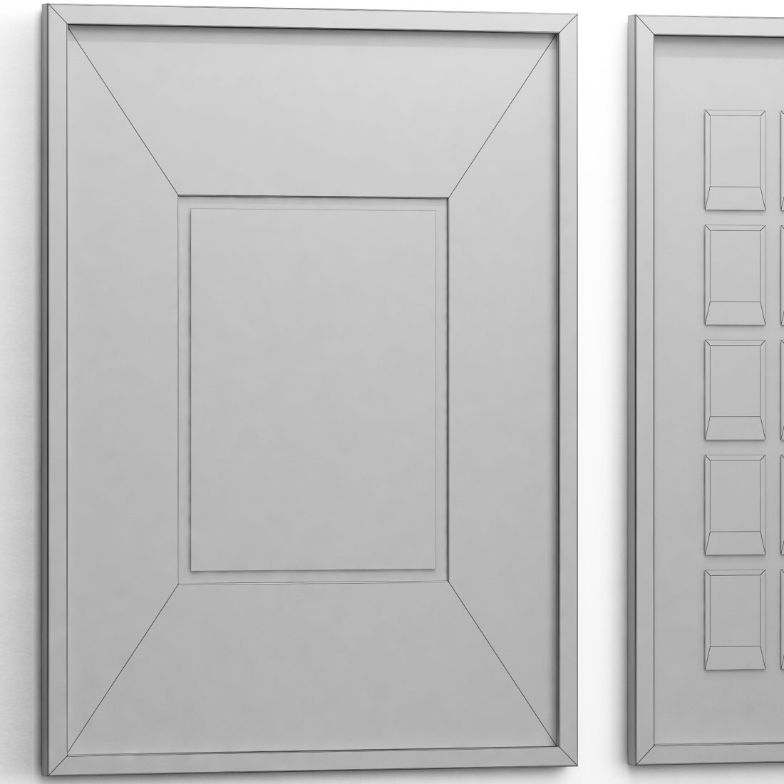 Polaroid Photo Frames 3D Model for VRay, Corona | CGMood