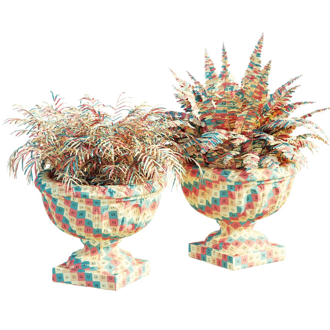 Longwood Fluted Urn 3D Model for Corona | CGMood