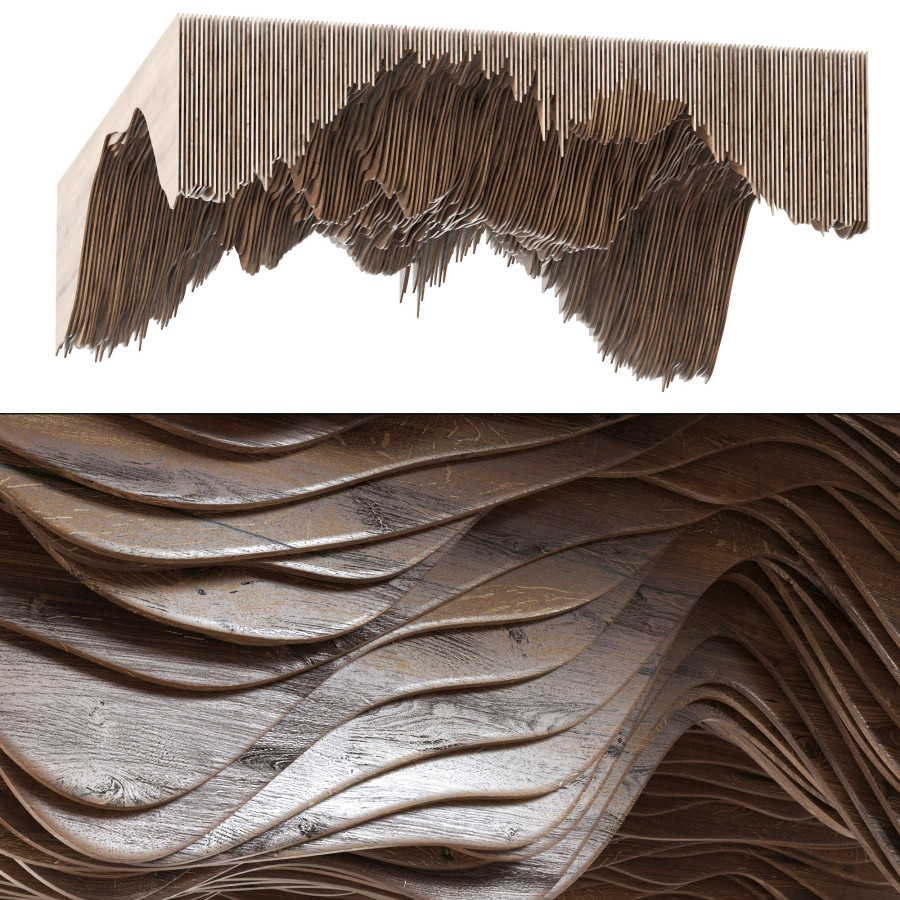 Parametric Decor N36 3D Model for FStorm, VRay | CGMood
