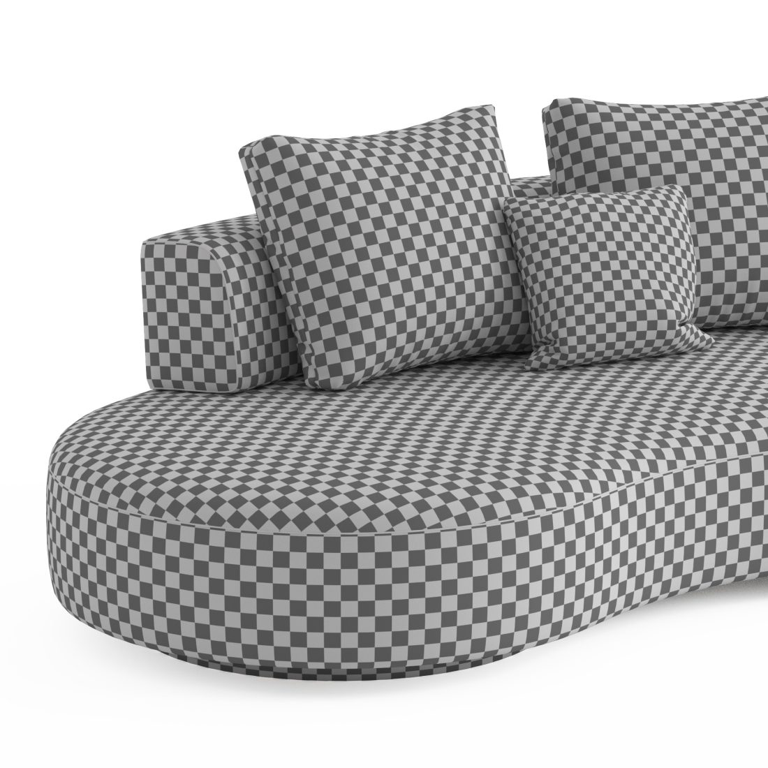 Meroni Pangea Sofa 3D Model for VRay, Corona | CGMood