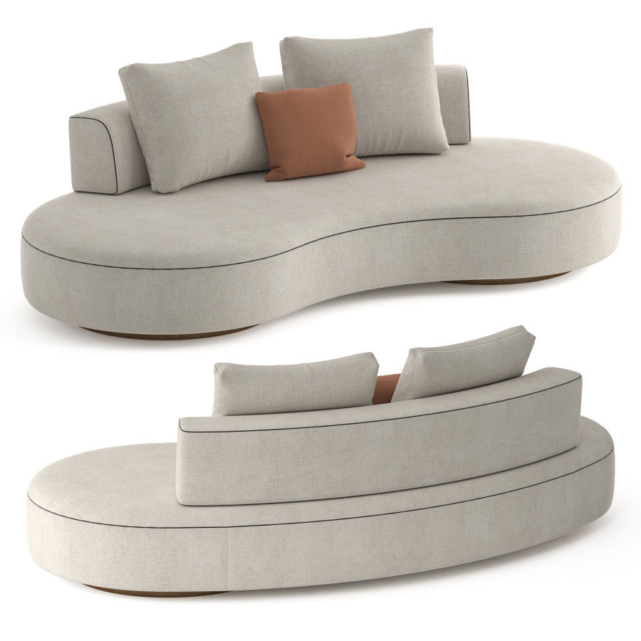 Meroni Pangea Sofa 3D Model for VRay, Corona | CGMood