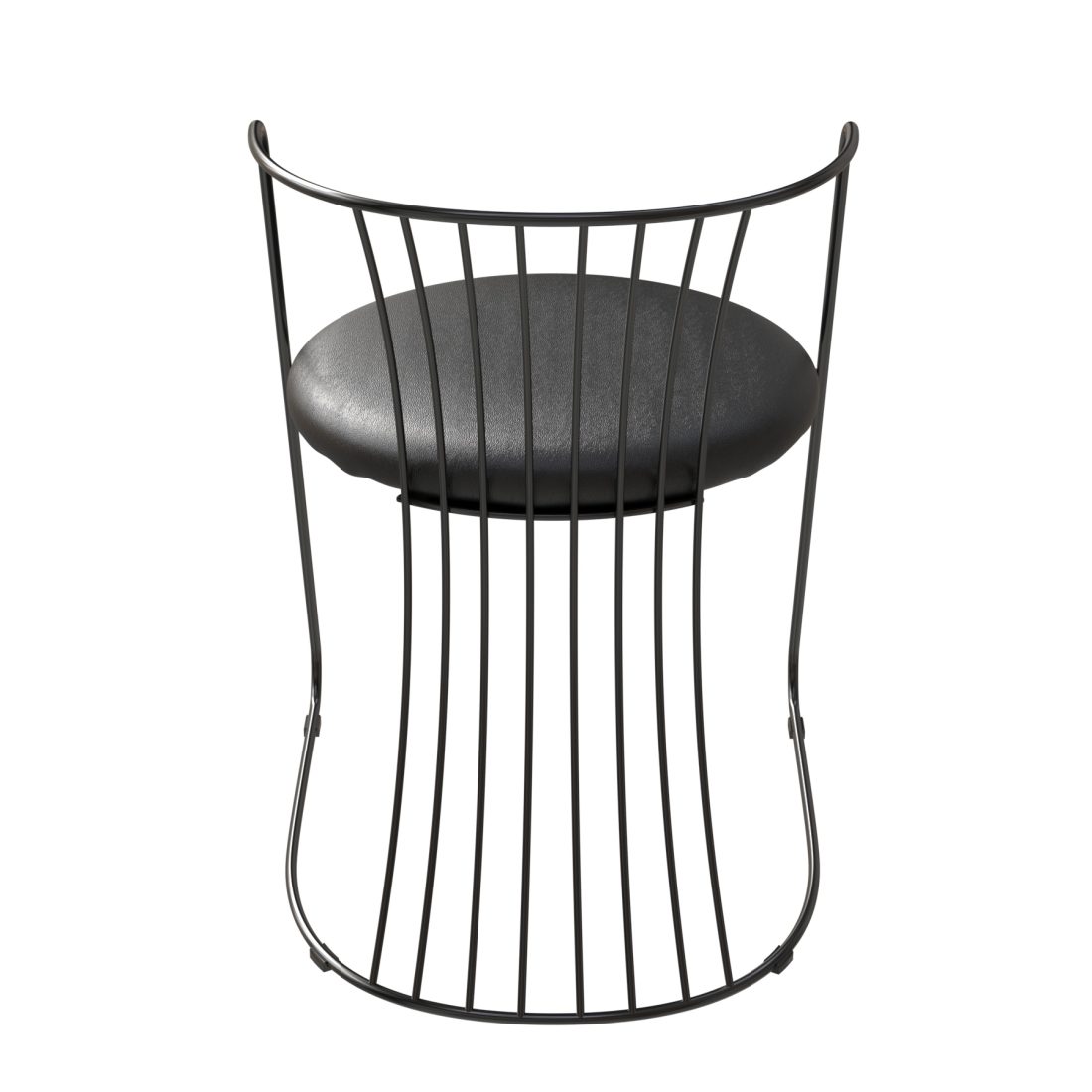 Sugiyama Tsuzumi Steel Chair With Padded Seat 3D Model for Corona | CGMood