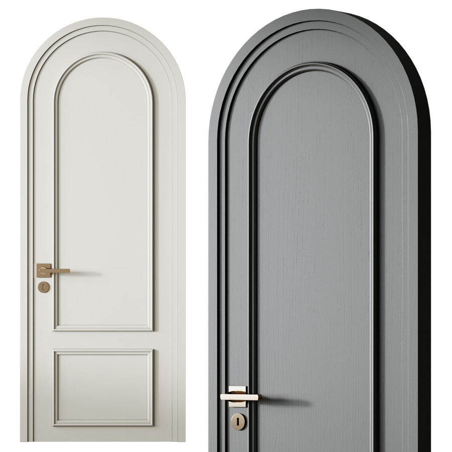 Interior Doors Arc 3D Model for VRay, Corona | CGMood