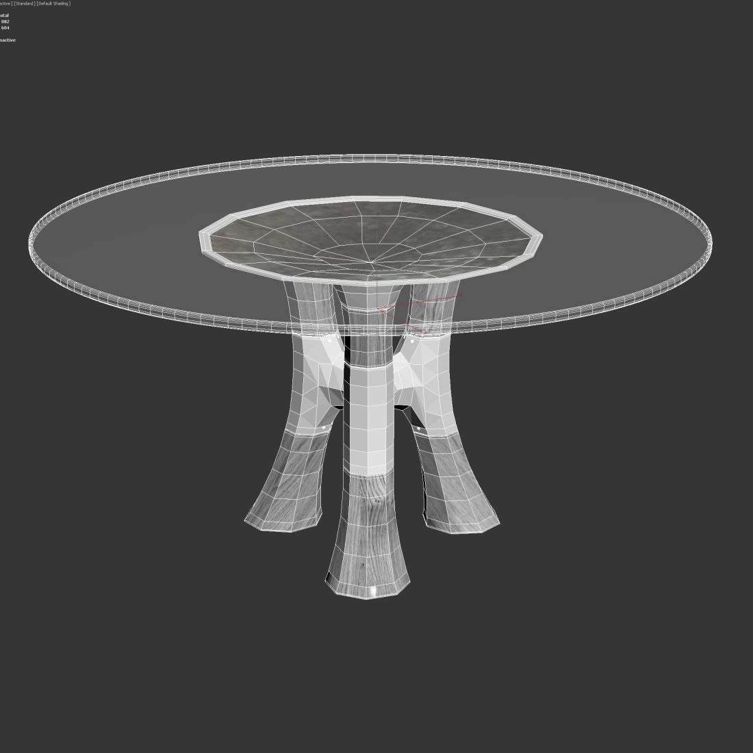 Bernhardt Interiors Dalton Dining Table - 3D Model for Corona