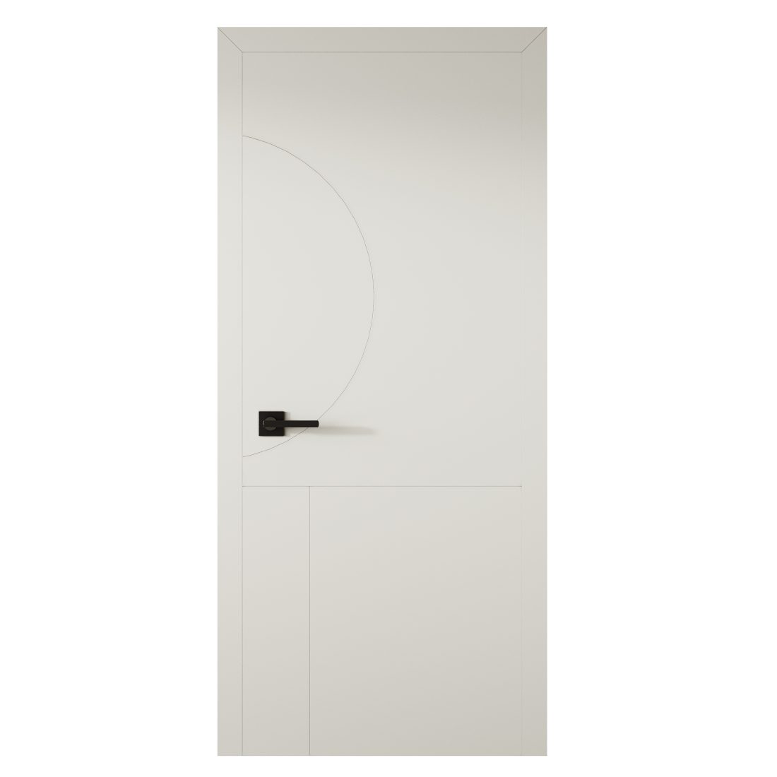 Modern Flush Interior Door 16 - 3D Model for VRay, Corona