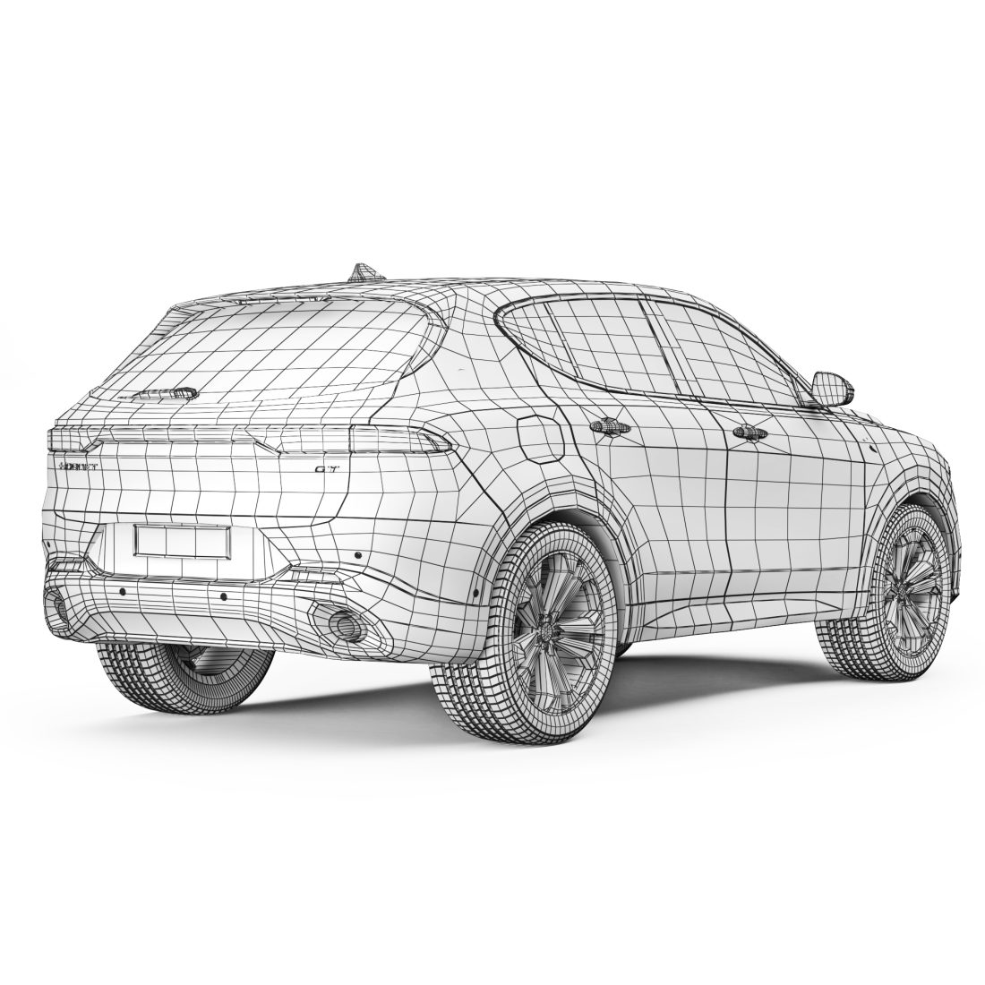Dodge Hornet GT 2023 3D Model for VRay | CGMood
