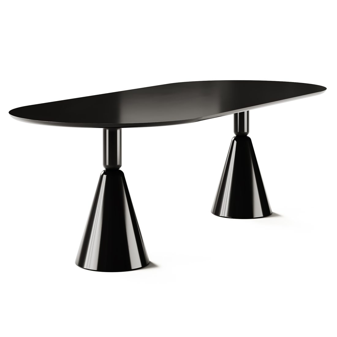 Sancal Pion Table And Boby Wood Chair - 3D Model for Corona