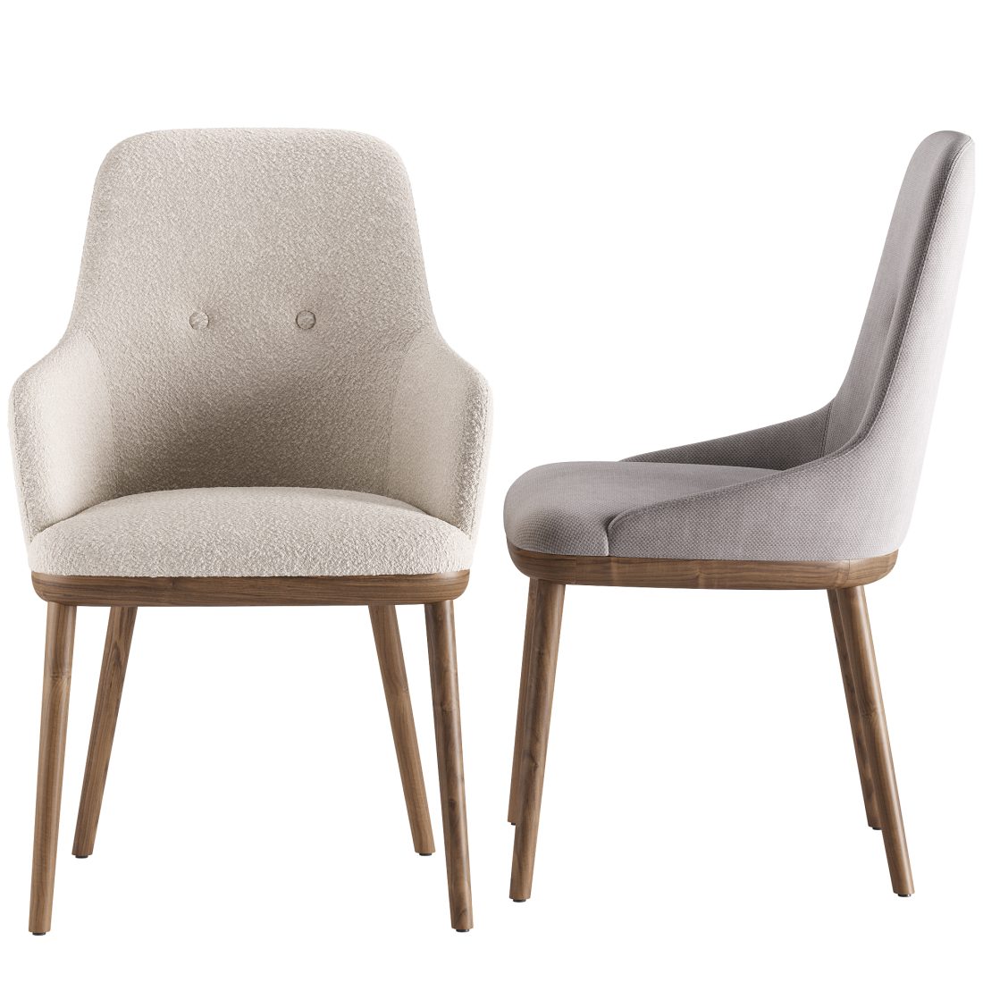 Connie Dining Chair By Porada - 3D Model for Corona