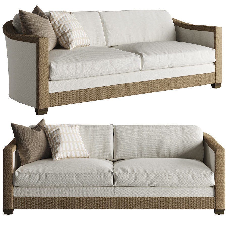 Palecek Pearson Sofa - 3D Model for Corona