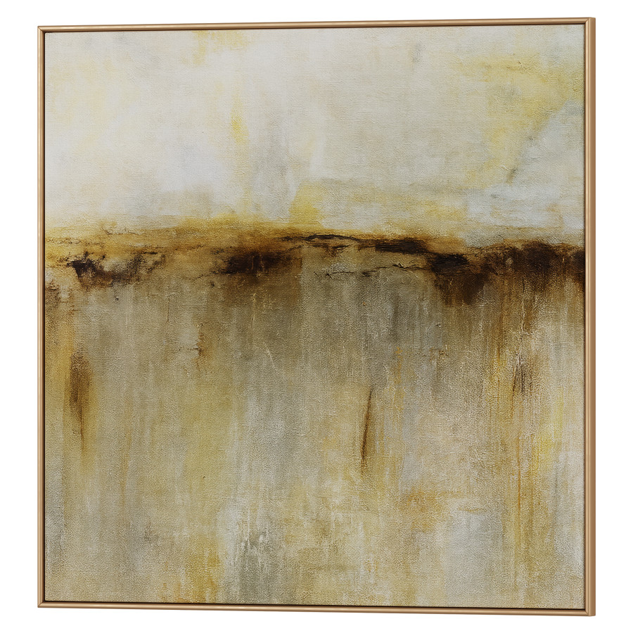 Set Of 3 Abstract Paintings In Frames - 3D Model for Corona