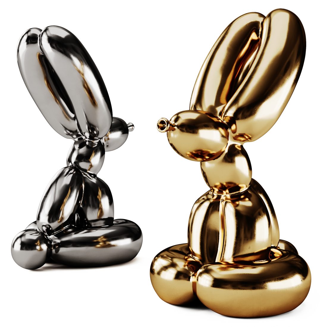 Balloon Rabbit Sculpture - 3D Model for Corona