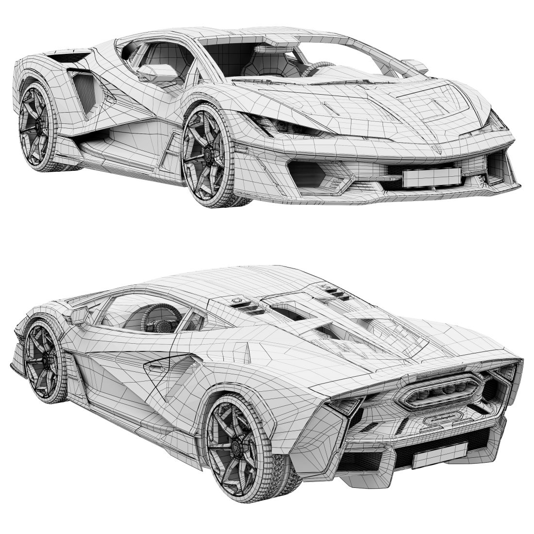 Lamborghini Fenomeno 2026 3D Model for Corona | CGMood