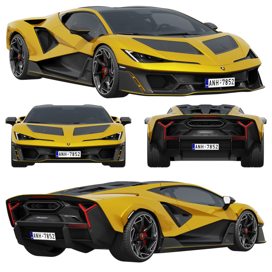 Lamborghini Fenomeno 2026 3D Model for Corona | CGMood