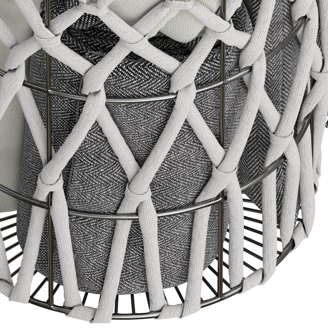 Basket 5 With Blanket - 3D Model for VRay, Corona