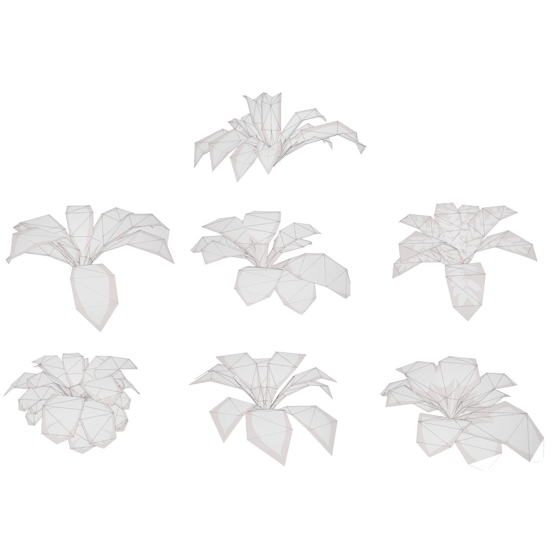 Game-ready Tropical Plants & Foliage Collection - 3D Model for VRay, Corona
