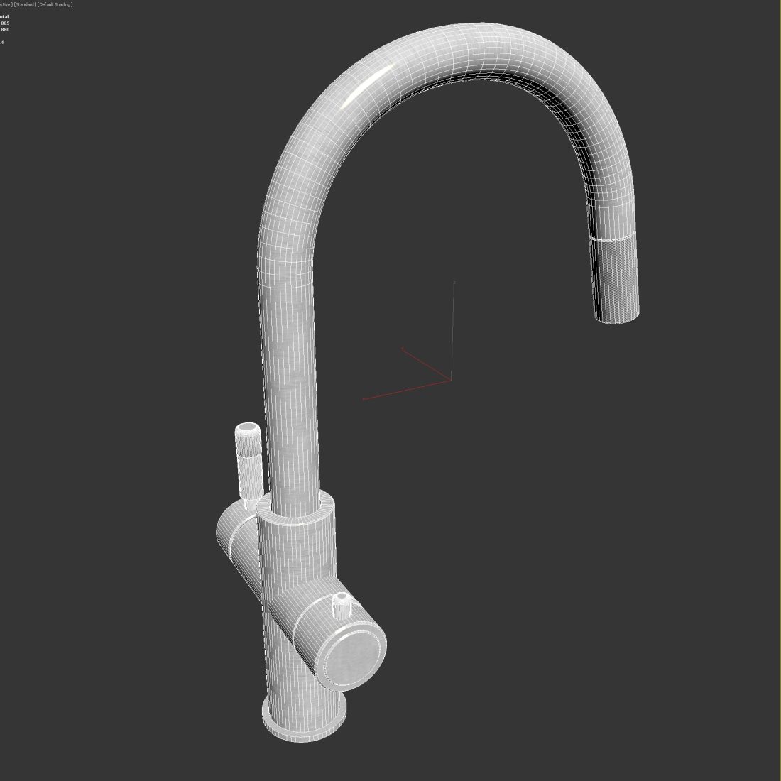 Hanstrom 4-in-1 Flex Pro Instant Boiling Water Tap - 3D Model for Corona