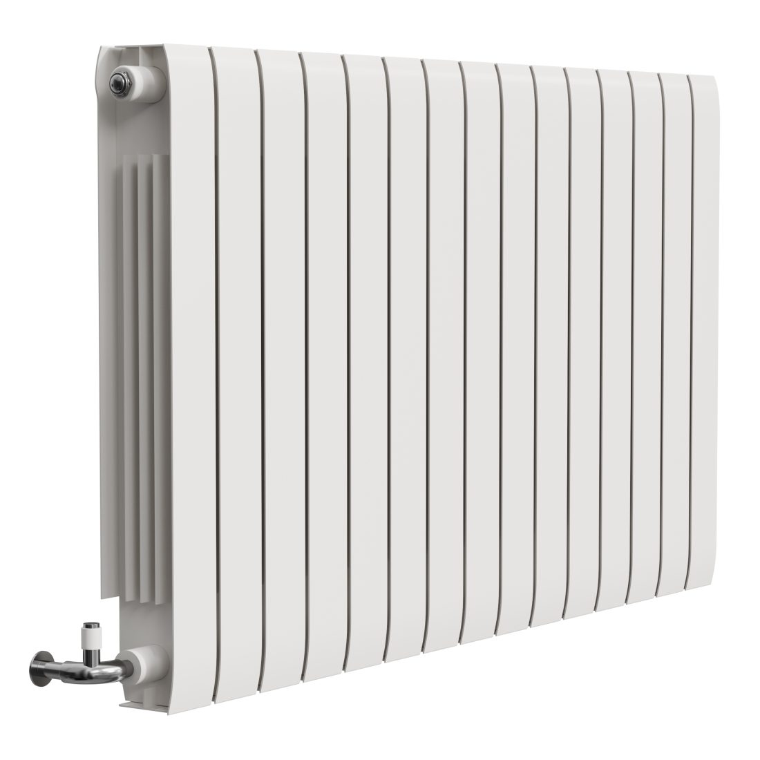 Apollo Modena, Modern Horizontal Radiator, Alumini 3D Model for VRay ...