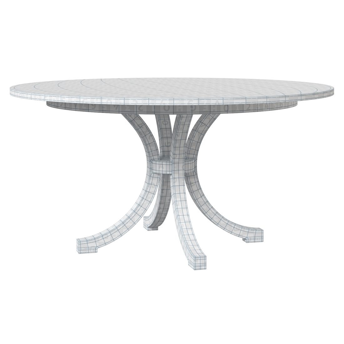 Theodore Alexander Surrey Table - 3D Model for VRay, Corona