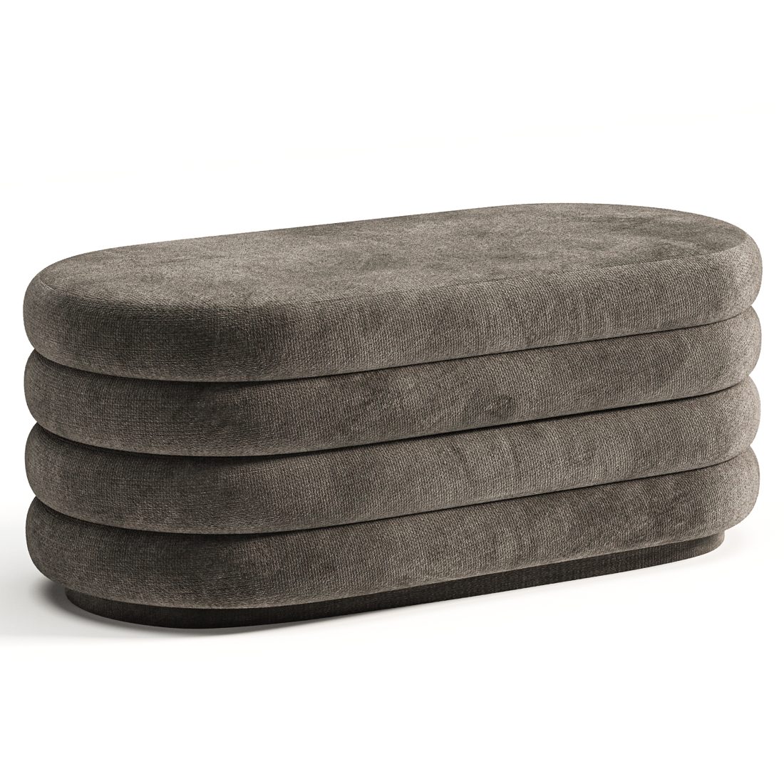 Ferm Living Pouf Round Small Medium Oval - 3D Model for VRay, Corona