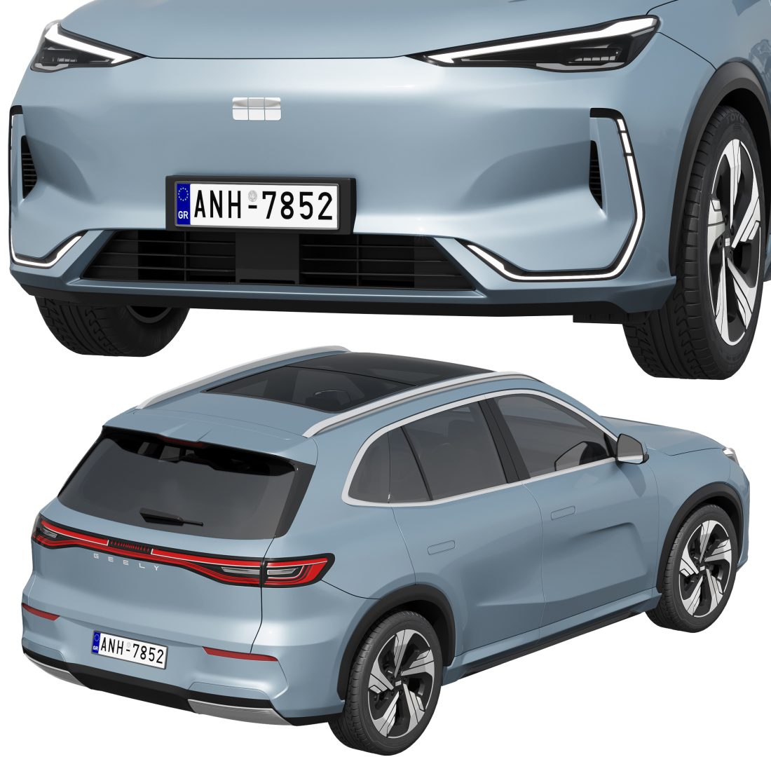Geely EX5 2025 3D Model for Corona | CGMood