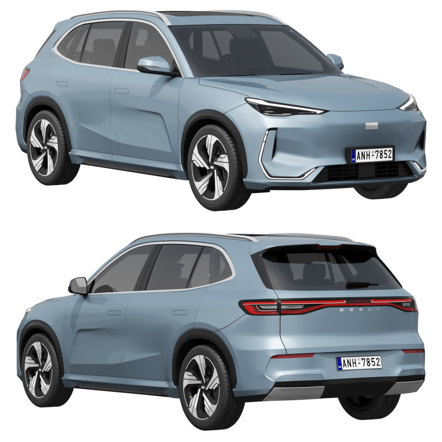 Geely EX5 2025 3D Model for Corona | CGMood