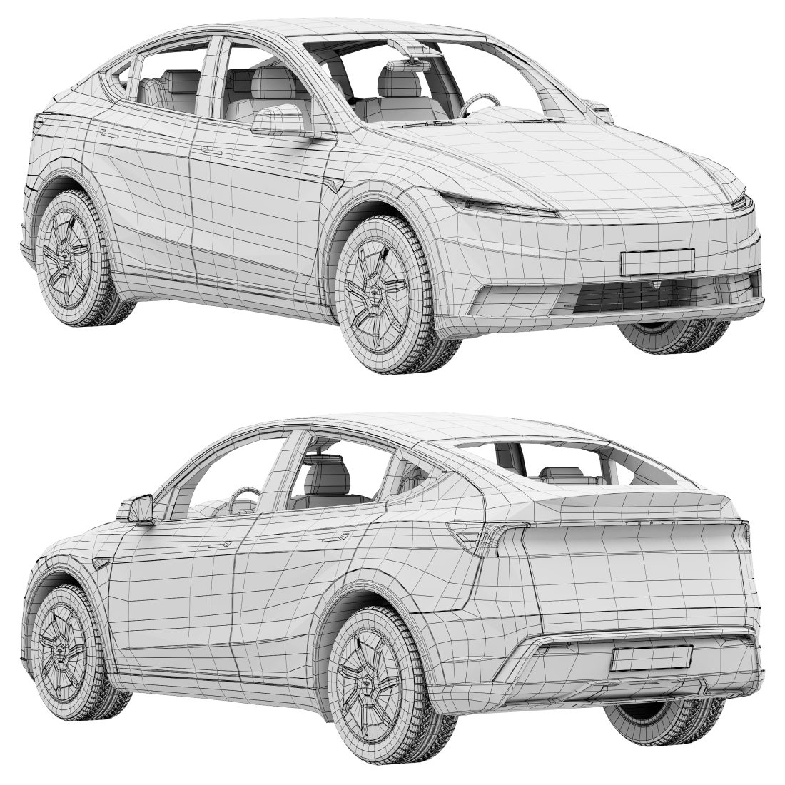 Tesla Model Y Standard 2026 3D Model for Corona | CGMood