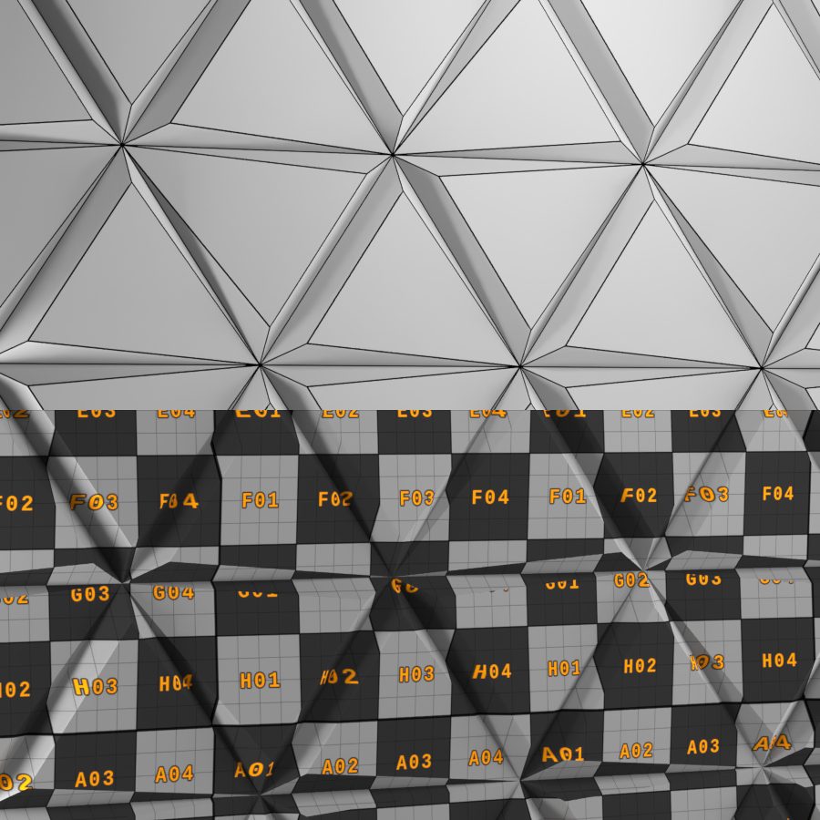 Concrete Wall Panels & 3d Tiles-PBR Material-E01 3D Model for VRay ...
