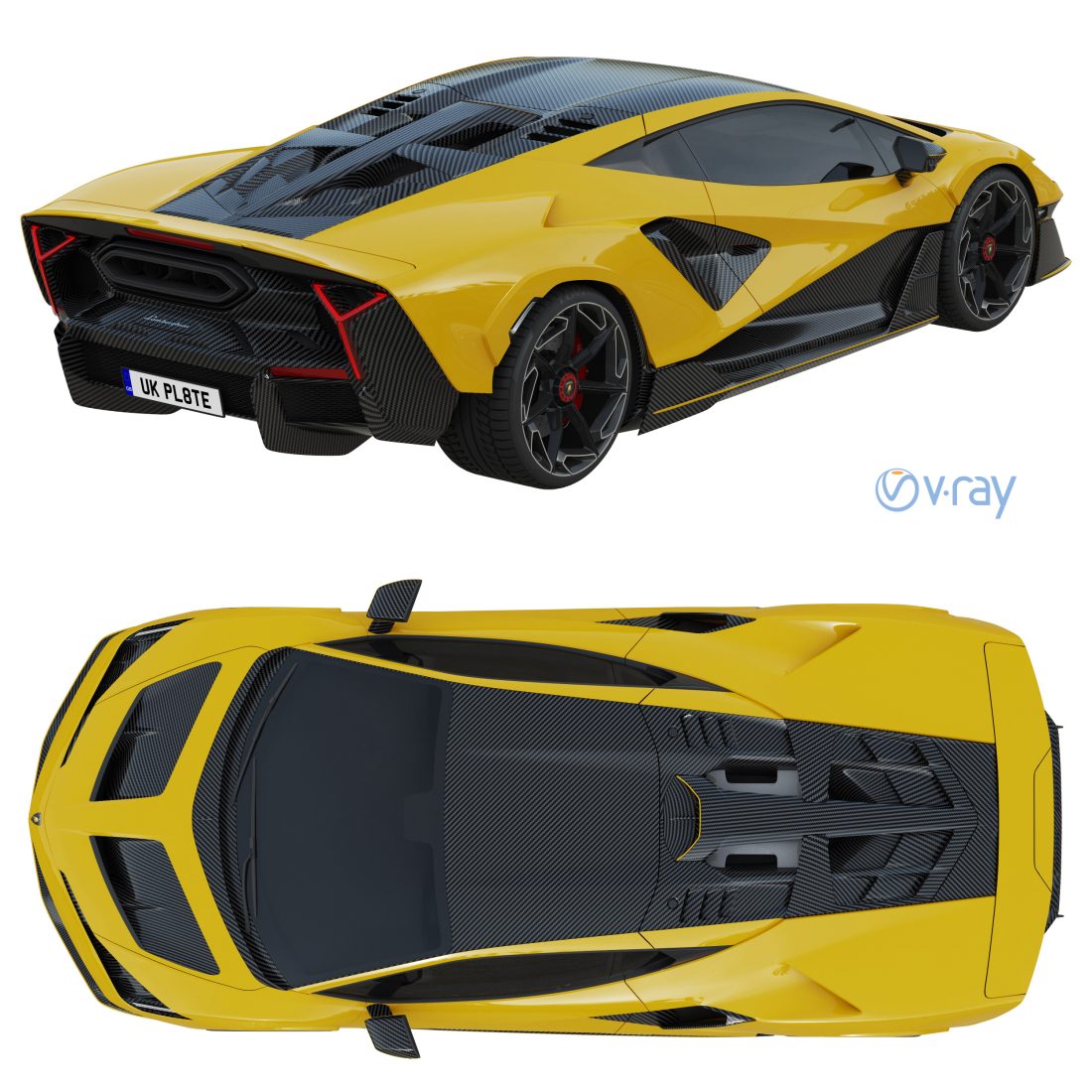 Lamborghini Fenomeno 2026 3D Model for VRay | CGMood