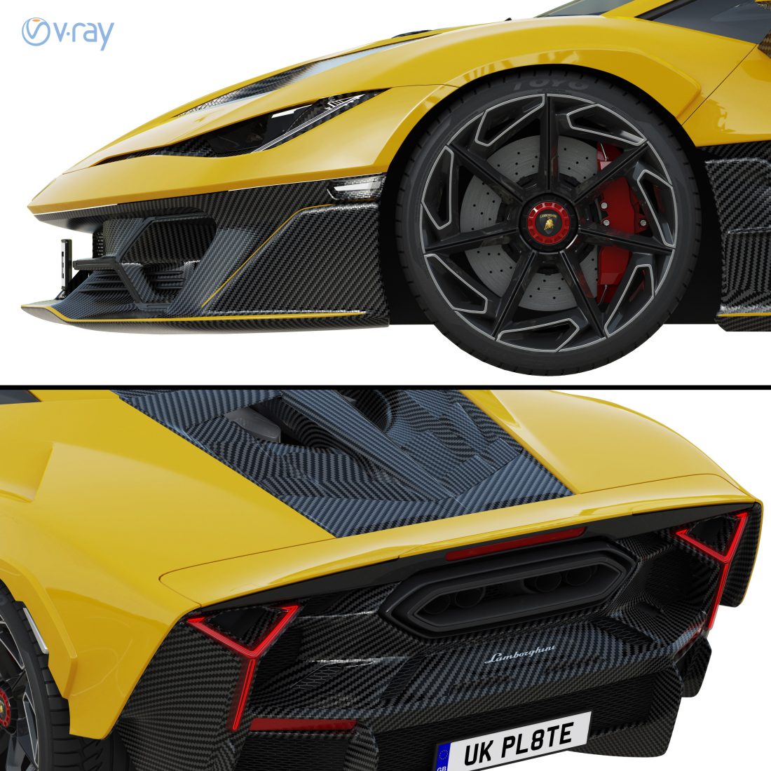 Lamborghini Fenomeno 2026 3D Model for VRay | CGMood