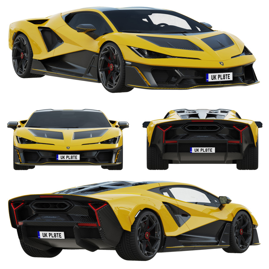 Lamborghini Fenomeno 2026 3D Model for VRay | CGMood
