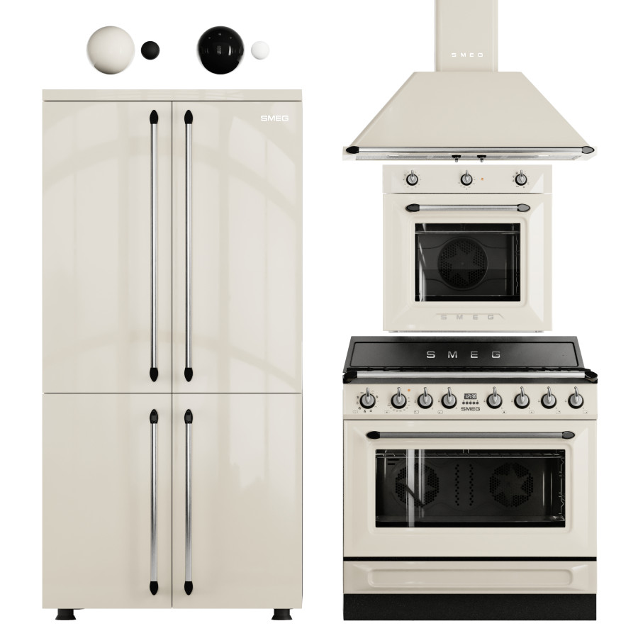 Smeg Collection_victoria 3D Model for VRay, Corona | CGMood