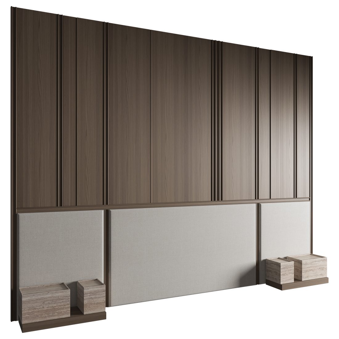 Wall Panel Decor 488 3D Model for VRay, Corona | CGMood