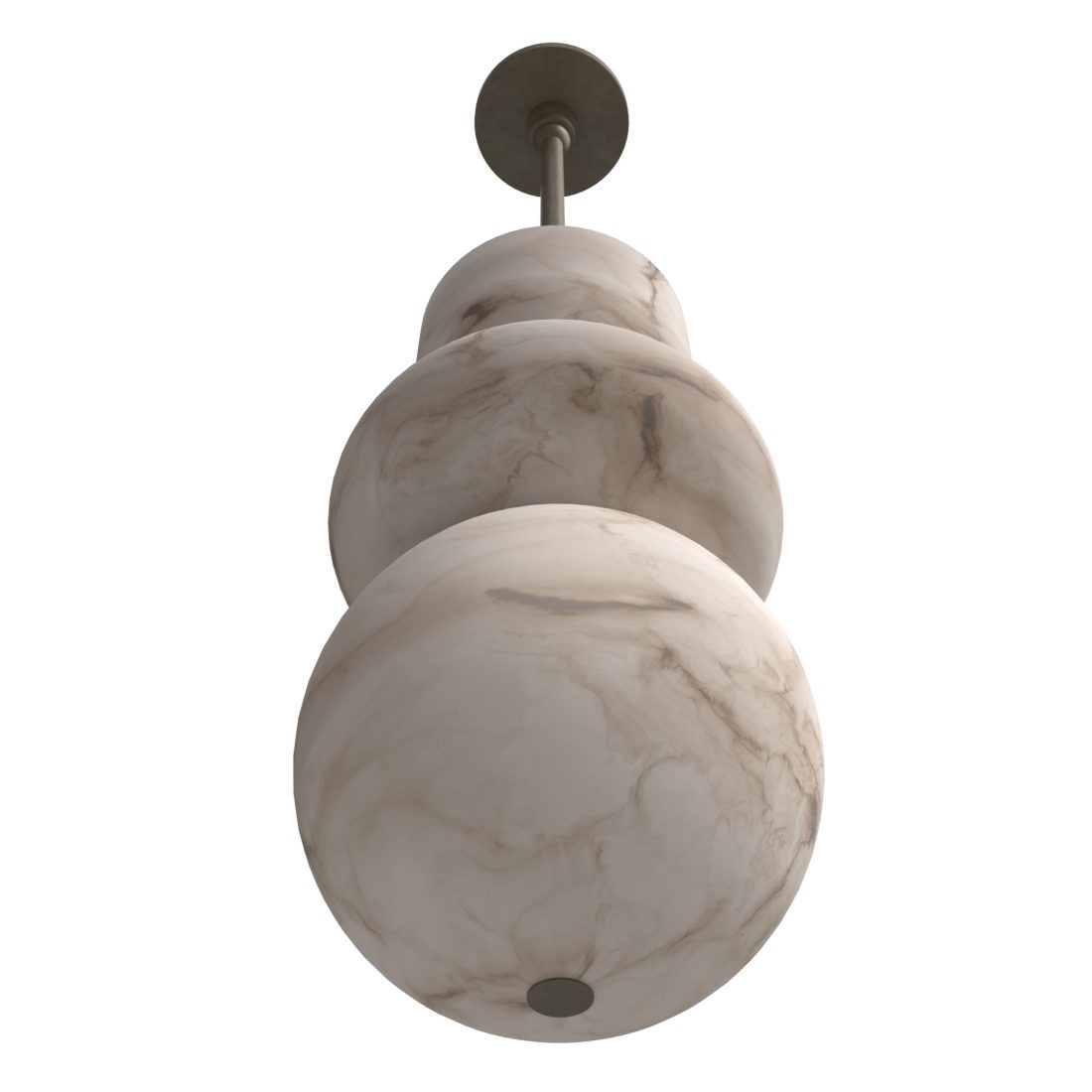 Alabaster Totem Pendant Light 3D Model for Corona | CGMood