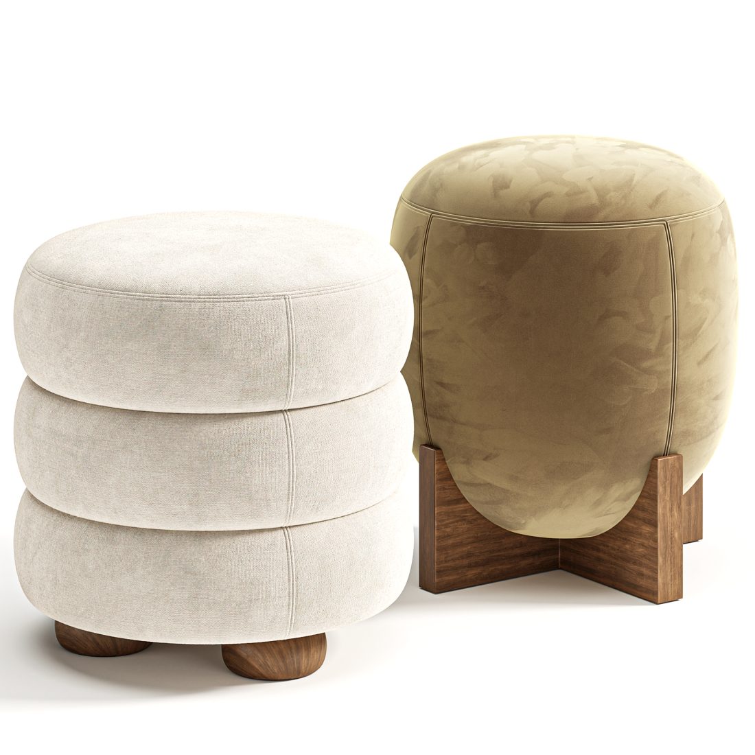 Eldon Stool Tetbury Stool - 3D Model for VRay, Corona