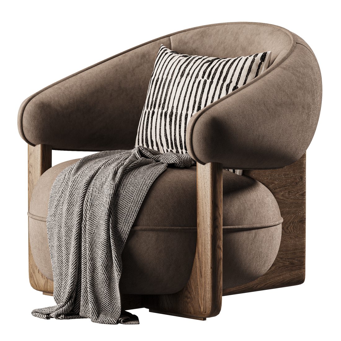 Ruby Lounge Chair 3D Model for Corona | CGMood