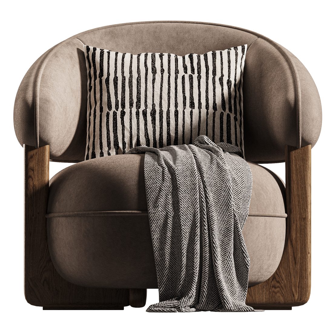 Ruby Lounge Chair 3D Model for Corona | CGMood