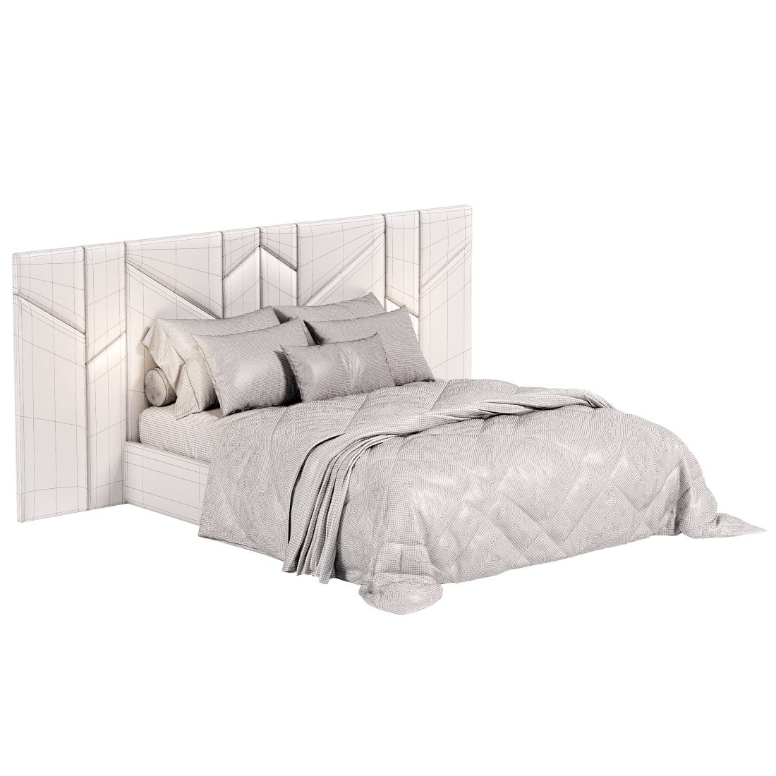 Cama Vercelli Iii Base Suspensa 3D Model for Corona | CGMood