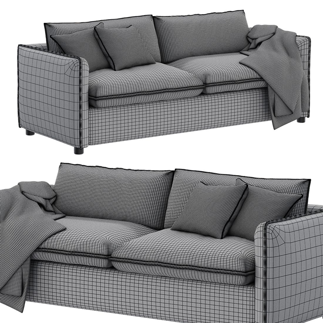 Whitman Sofa 3D Model for Corona | CGMood