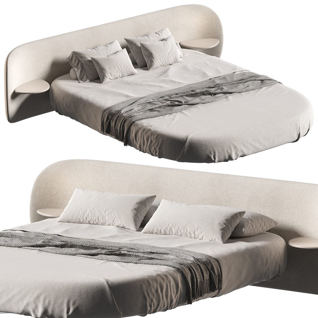 Roundy Air Bed 3D Model for Corona | CGMood