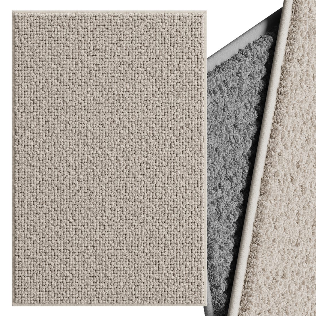 Ikea Toftbo | Carpet - 3D Model for Corona