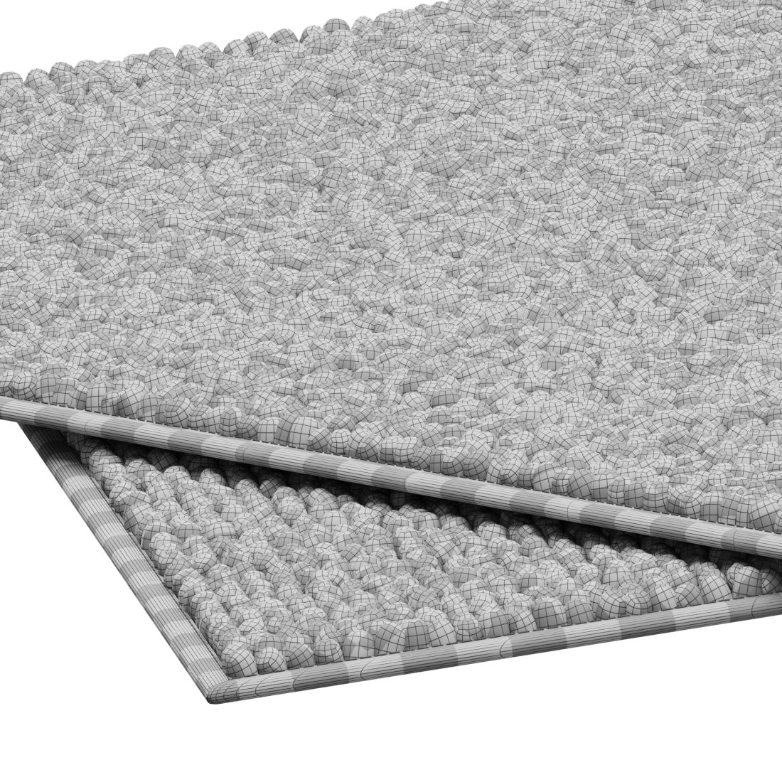 Ikea Toftbo | Carpet - 3D Model for Corona